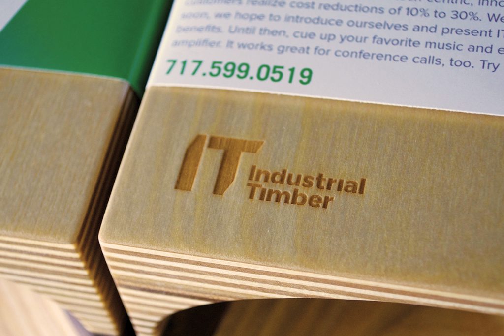 Industrial Timber Speaker Gift - Concentric